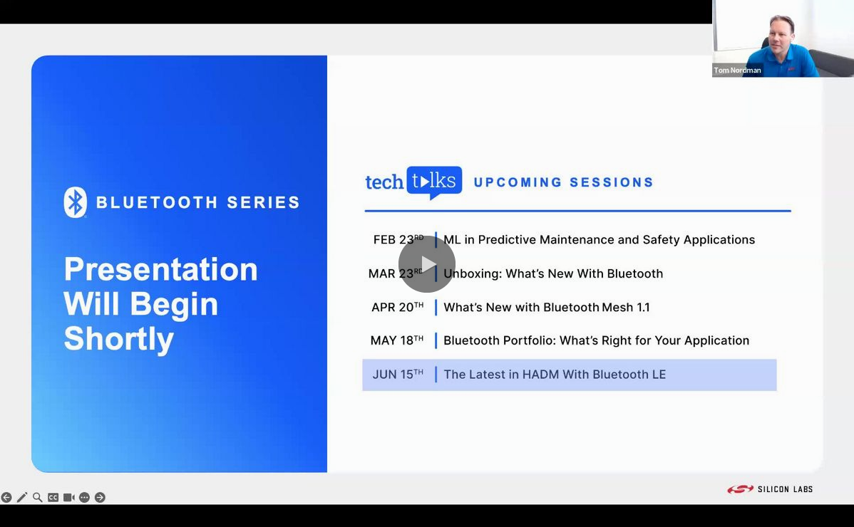 The Latest in HADM with Bluetooth LE | Bluetooth® Technology Website