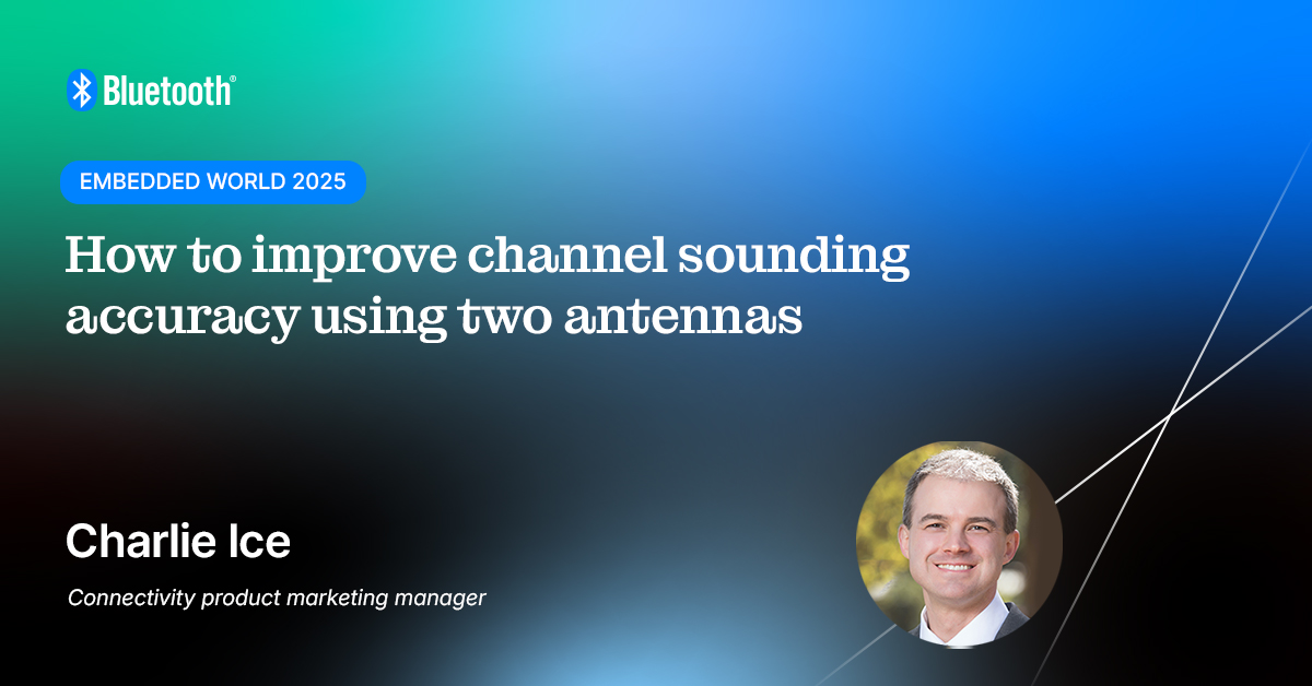 How to improve Bluetooth® Channel Sounding accuracy using two antennas ...
