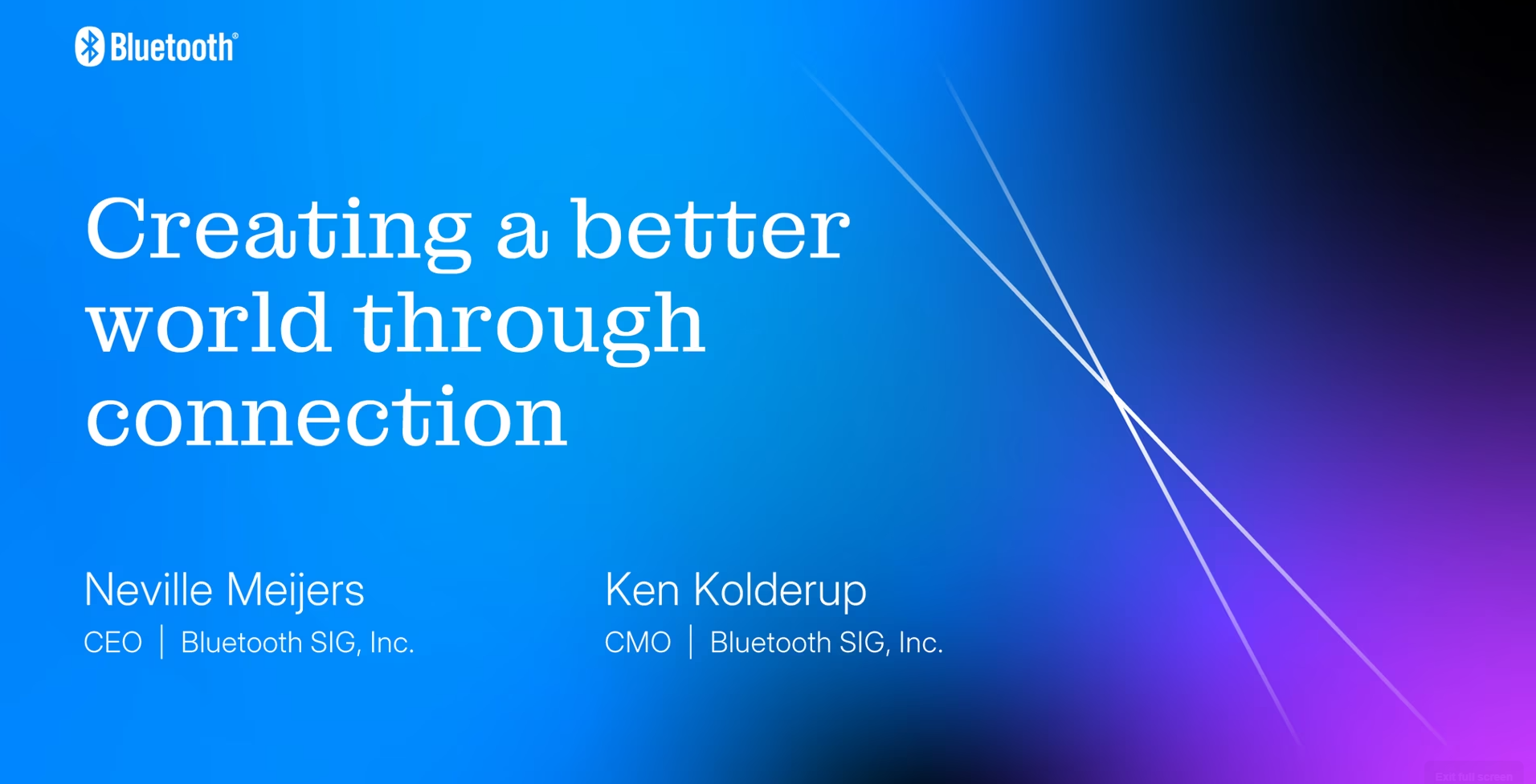 Bluetooth®: Creating a better world through connection | Bluetooth ...